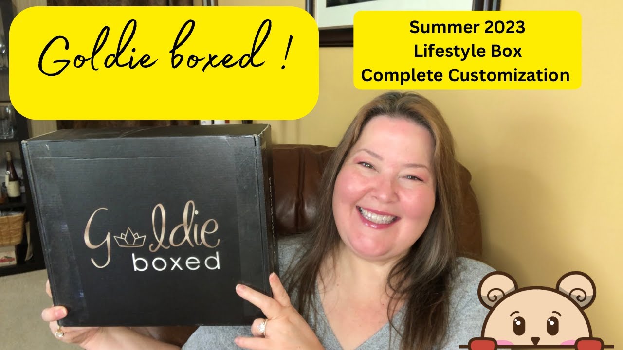 Goldie Boxed Summer 2023 Unboxing - Gold Bear Lifestyle Box - YouTube