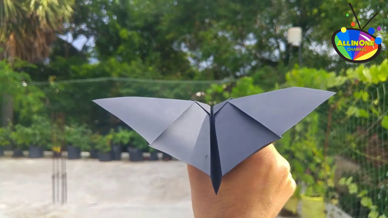 Paper Bat Plane Flapping Wings Making Tutorial YouTube paper-bat-plane-flapping-wings-making-tutorial-youtube