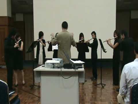 The Waltzing Cat (L. Anderson) 8 Flutes - YouTube