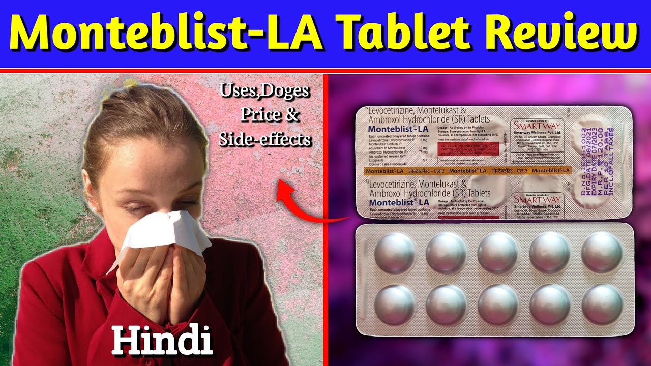 Monteblist-LA Tablet | Levocetirizine & Montelukast Tablet Review in ...