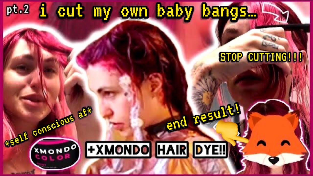 cut my bangs w/ me + Brad Mondo's hair dye (i don’t like it…) - YouTube
