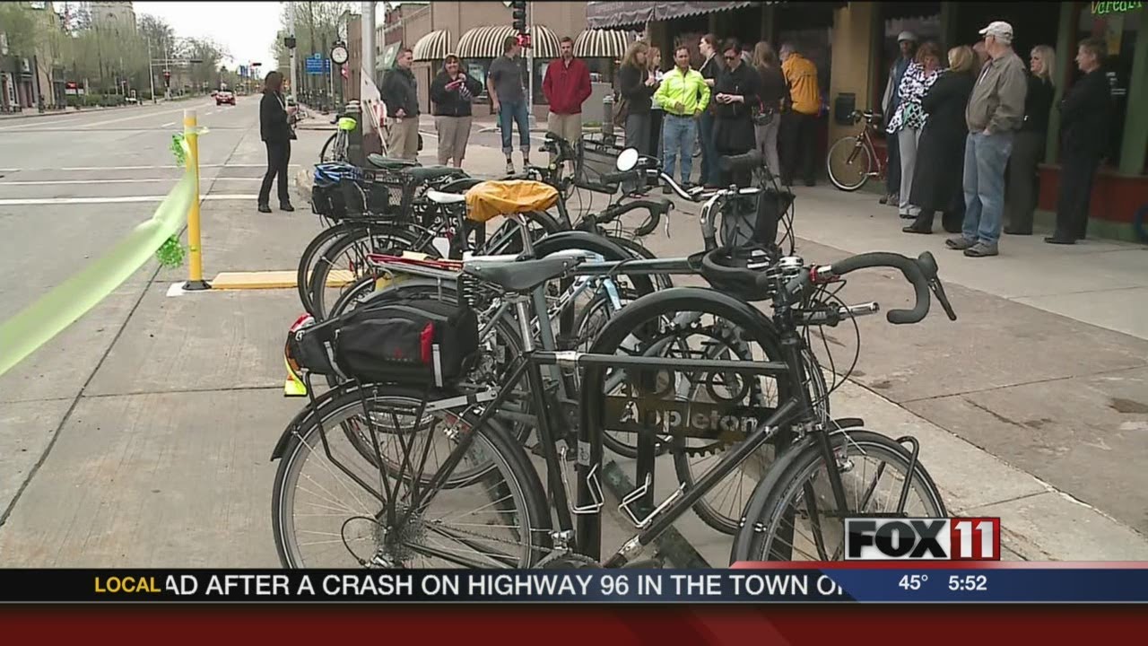 Appleton bike corral - YouTube
