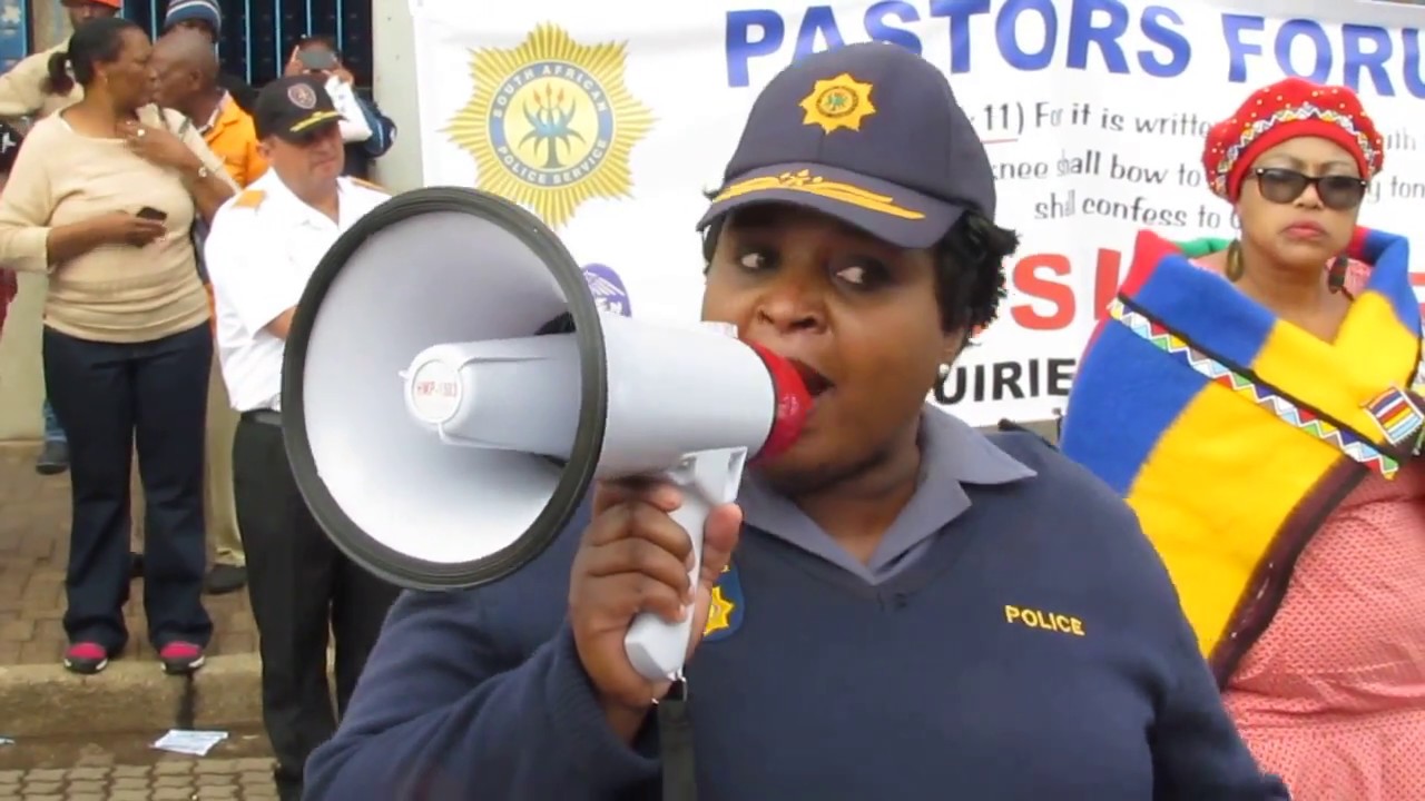 Get out! A stern warning to criminals - YouTube