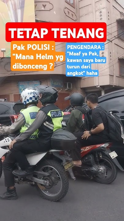 Polisi yg sangat mengayomi masyarakatnya #shorts #viral - YouTube