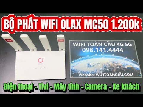 Bộ Phát WiFi Olax MC50 Chính Hãng Giá 1.200K 4 Anten Tốc Độ Siêu Khoẻ ...