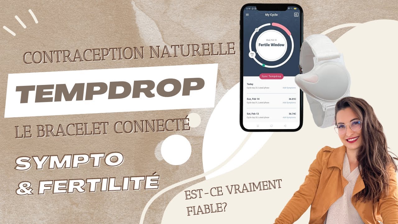La symptothermie et Tempdrop : outil de prise de température facile - YouTube