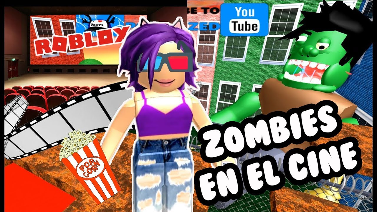Escape del Cine Zombie en ROBLOX | Escape the Zombie Movie Theater Obby ...
