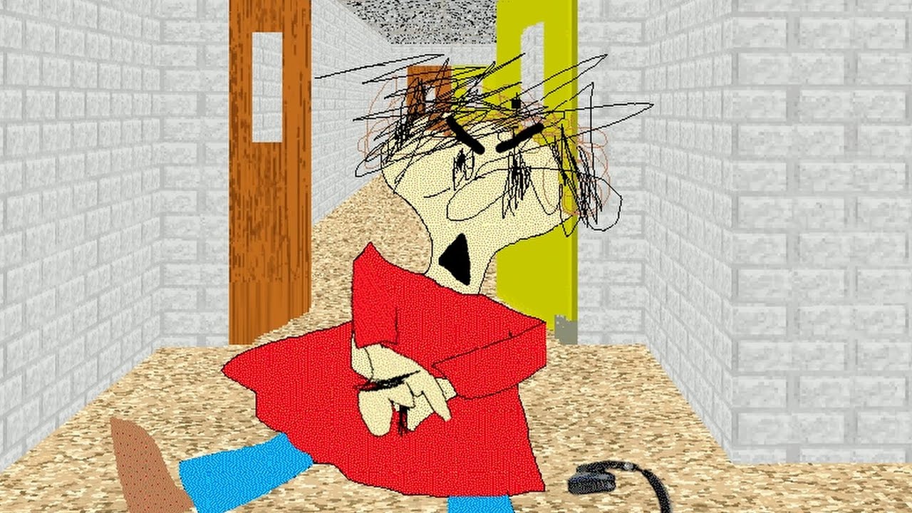 Baldi's Basics, but Baldi is bored - YouTube