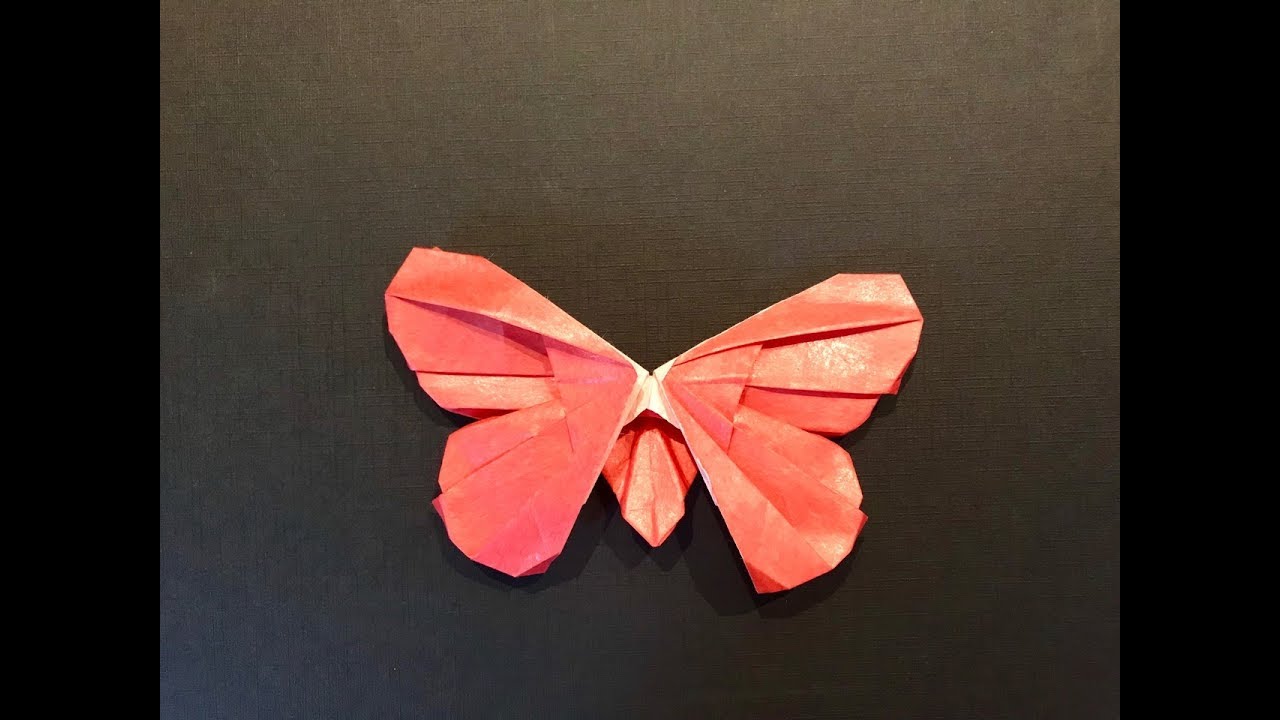 Origami Tutorial: Butterfly | Nguyen Linh Son - YouTube