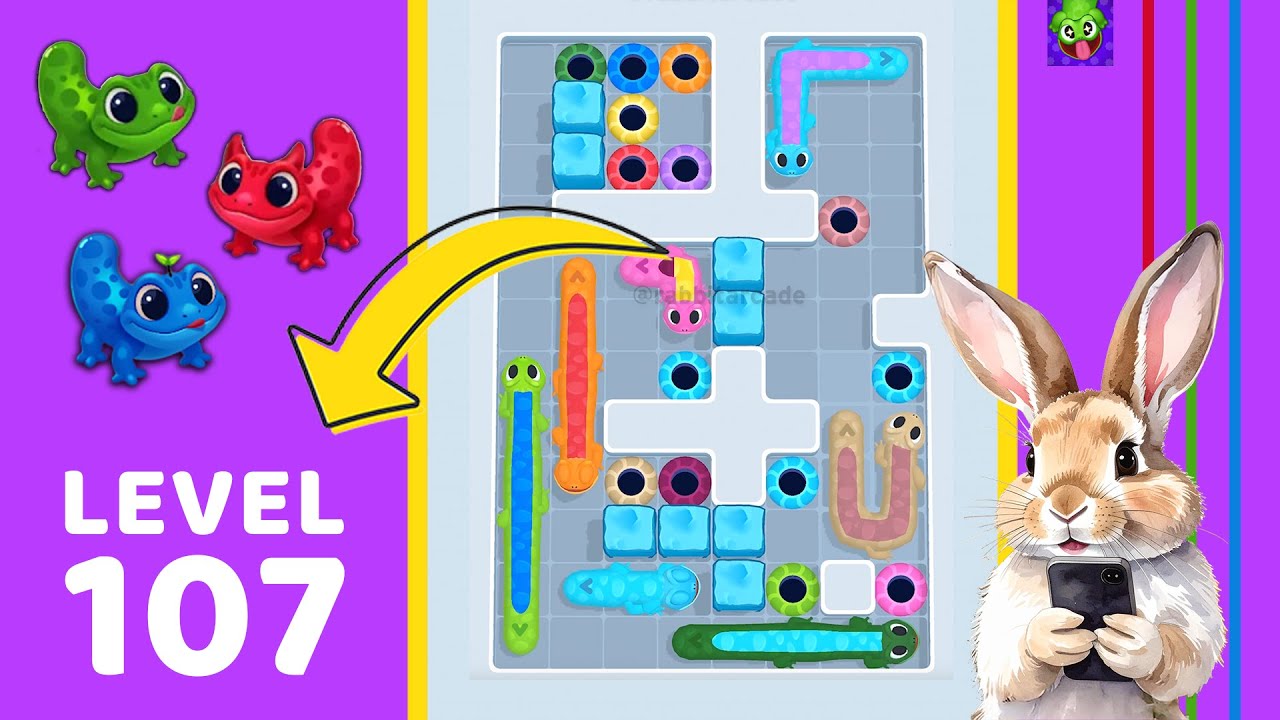 Gecko Out Level 107 Solution Walkthrough - YouTube