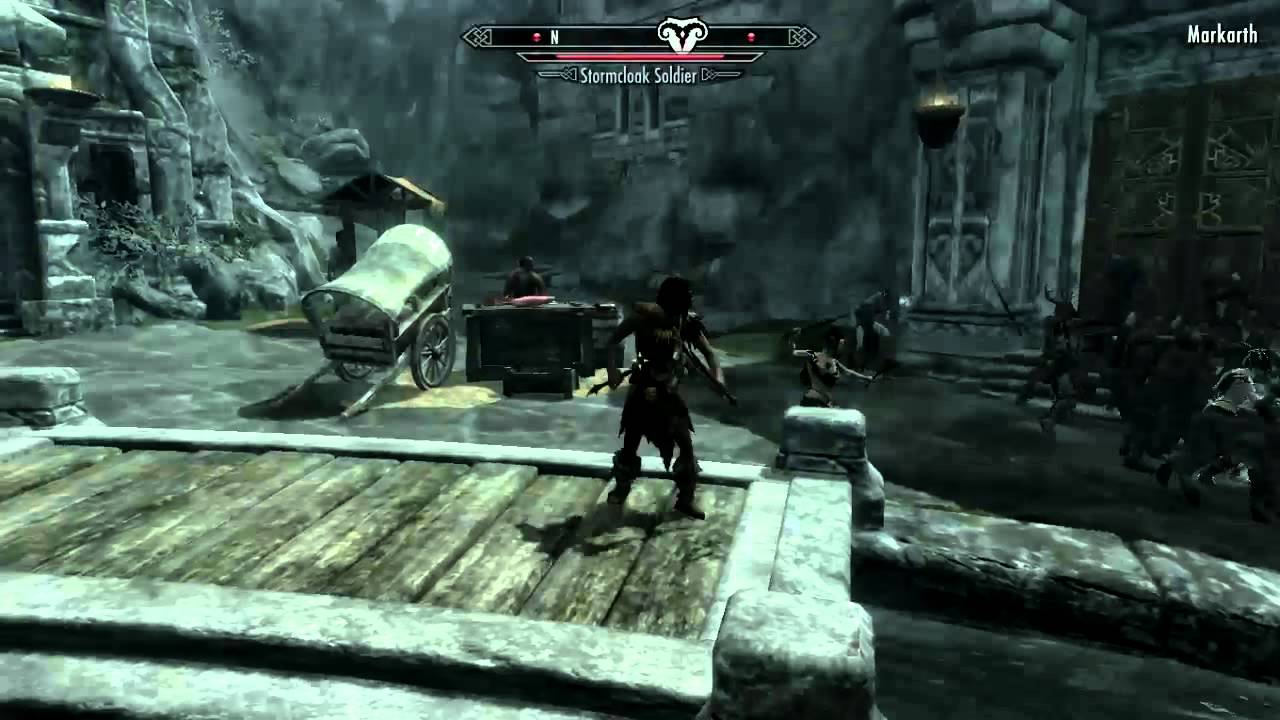 Skyrim Undead Thrall Army part 1 - YouTube
