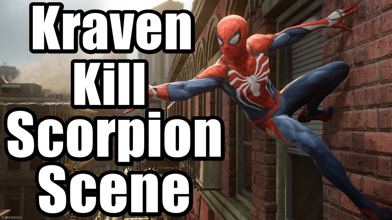 Marvel's Spider Man 2 Kraven Kill Scorpion Scene - YouTube