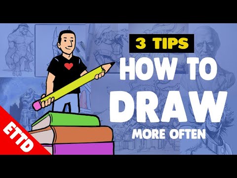3 Ways to Draw More Often - Art Advice - Easy Things to Draw - YouTube