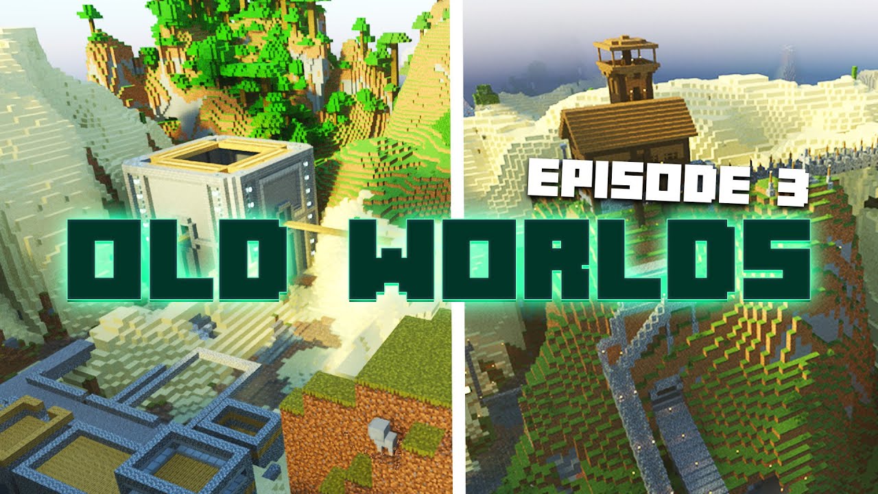 Touring my Old Minecraft Worlds Mini Series Part 3 - YouTube
