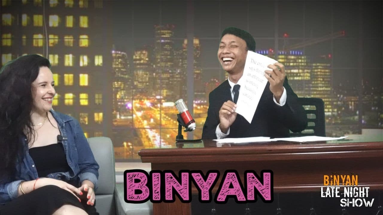 Emillie Languedoc, A Beautiful French Girl Shares Her French Accent - on "Binyan Late Night Show ...