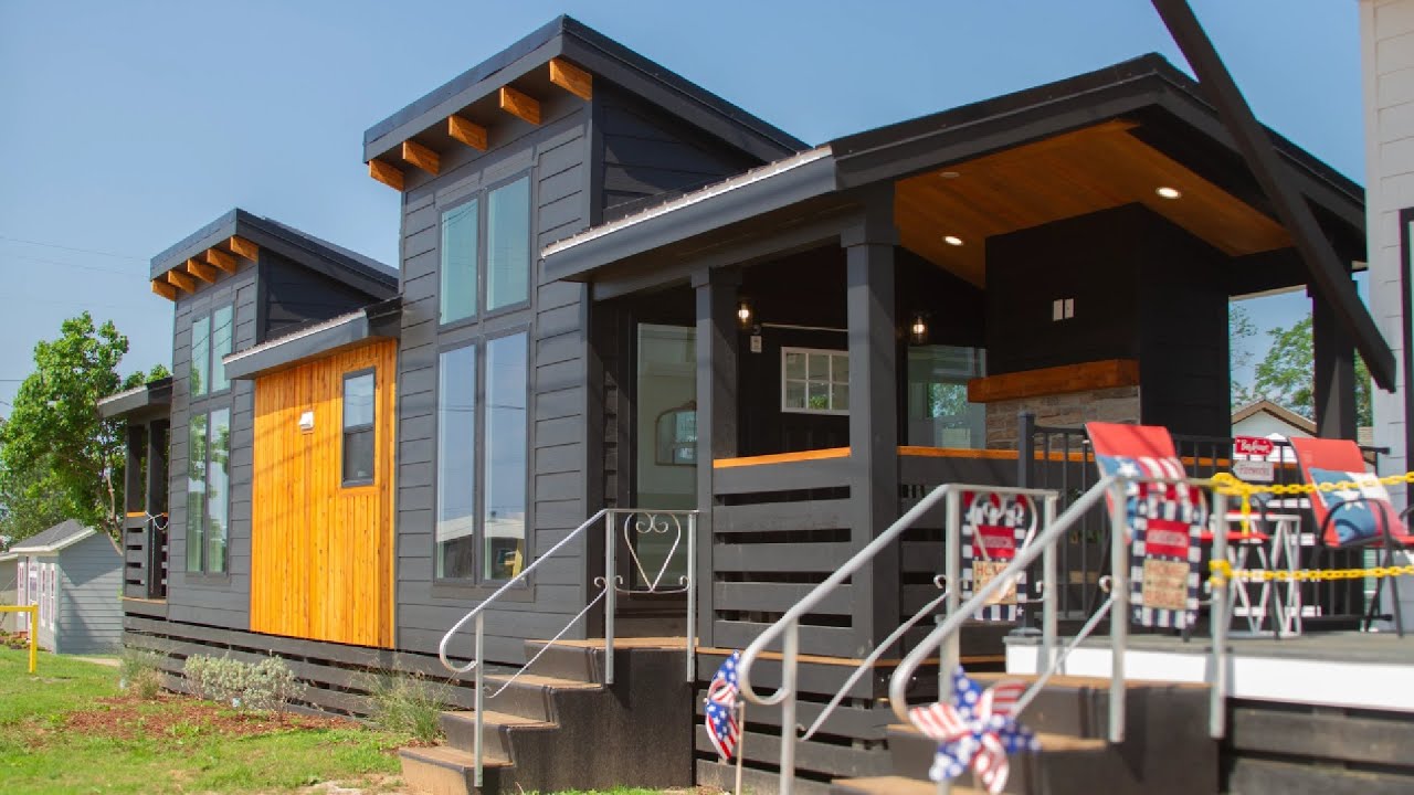 Amazing Charming Round Top Park Model from Pratt Homes - YouTube