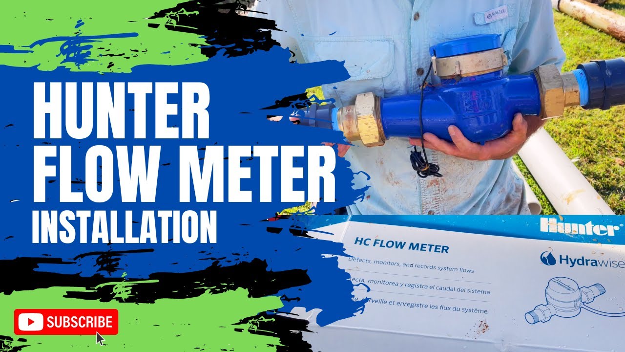 Key Flow Meter Installation Tips For Hunter HC Flow Meter - YouTube