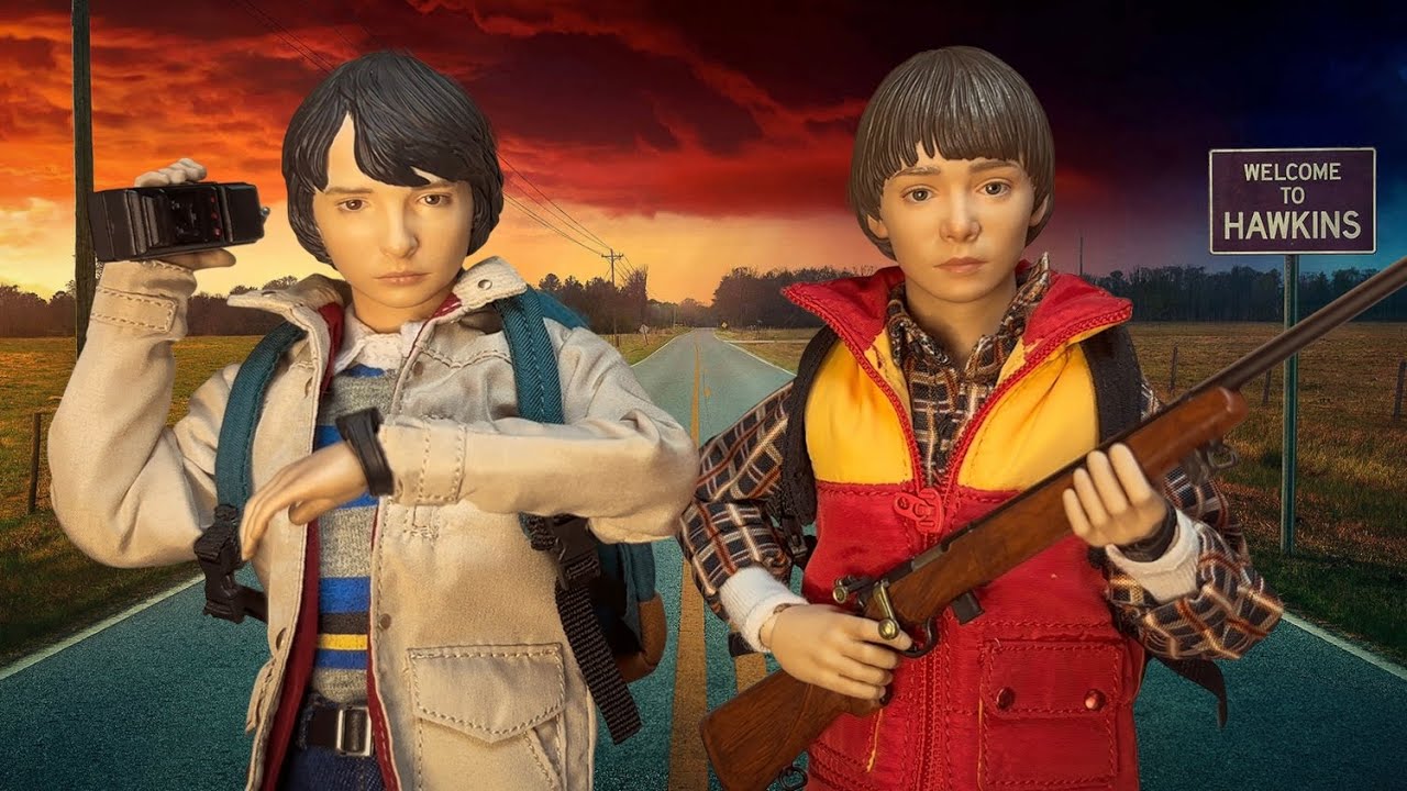 threezero 1/6 Stranger Things Mike Wheeler & Will Byers Unboxing - YouTube