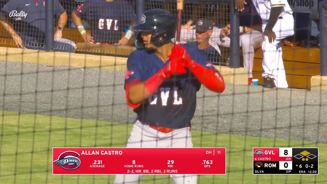 Every Allan Castro Home Run of the 2024 MiLB Season (15) - YouTube