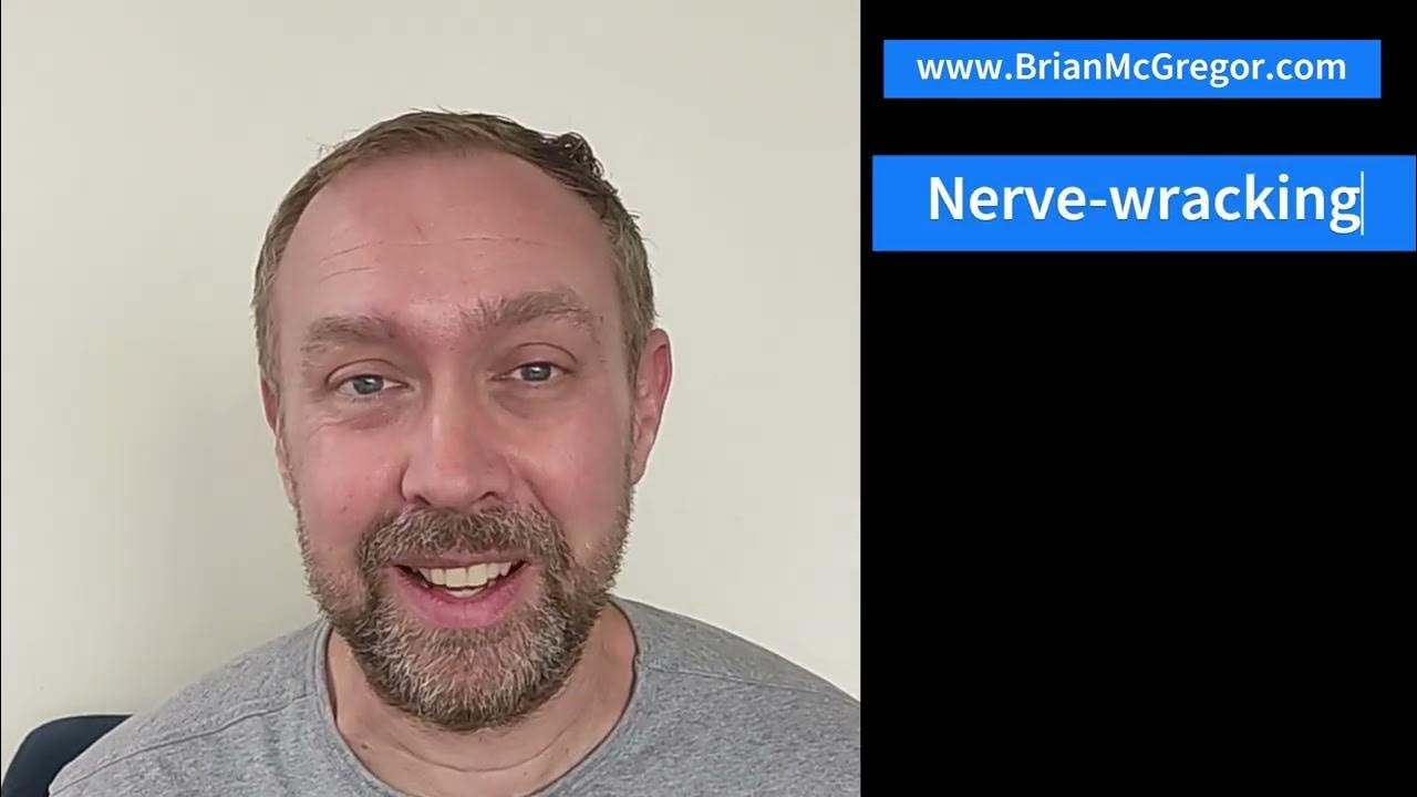 Learn English: Nerve-wracking - YouTube