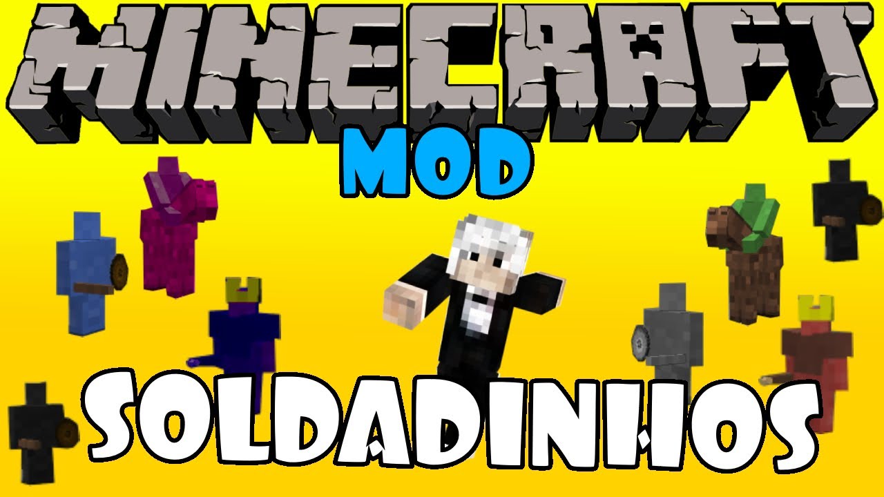 Minecraft: Soldados de Argila! [Clay Soldier´s Mod] - YouTube