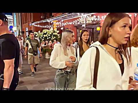 Beautiful Russian girls Midnight walking street's & Dancing #russia #dance #travel