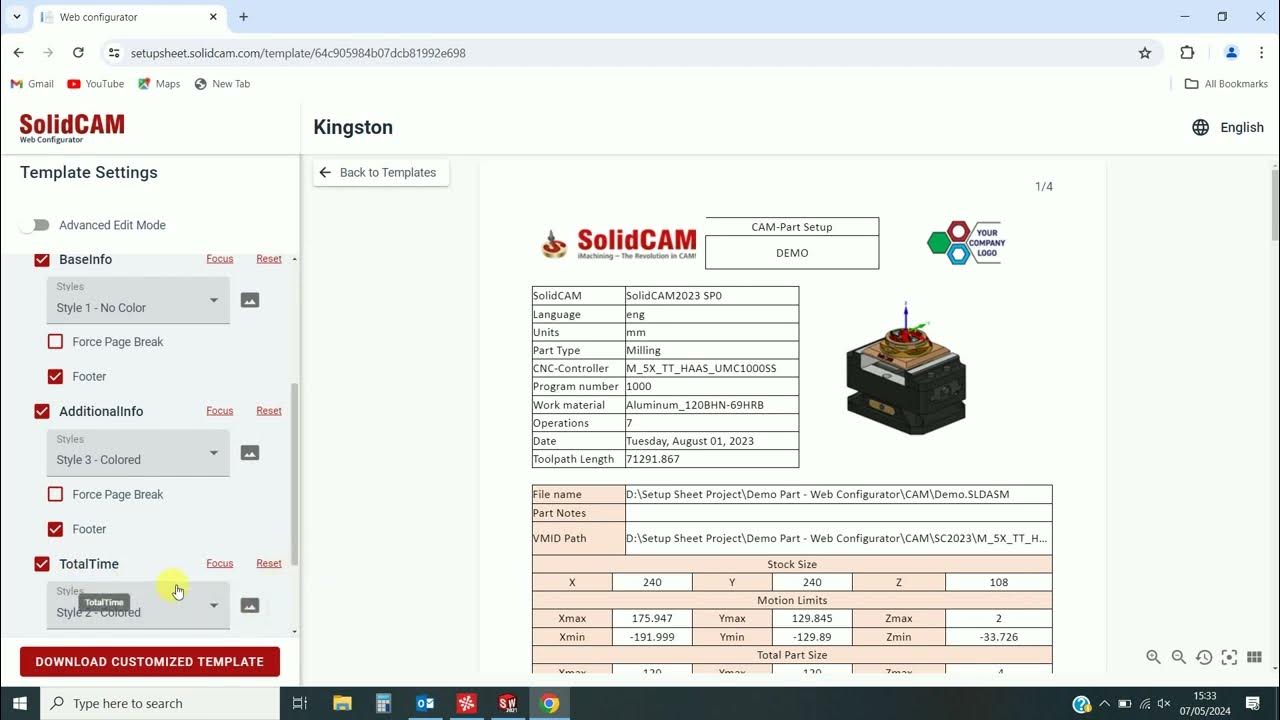 How to install setup sheet in solidcam - YouTube