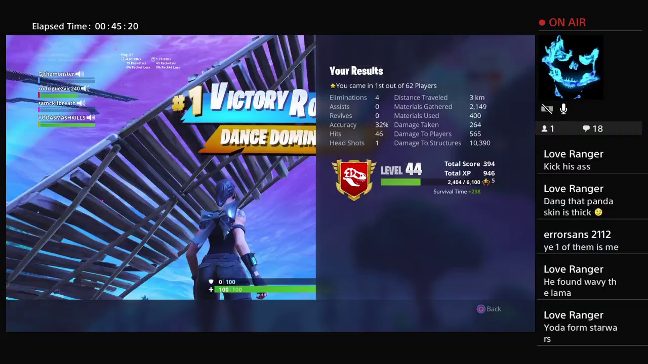 Streaming Fortnite - YouTube