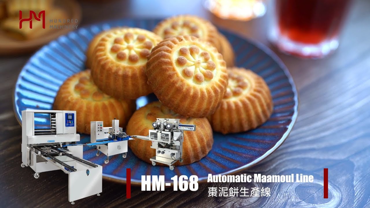 HM-168 Automatic Maamoul Machine Line - YouTube