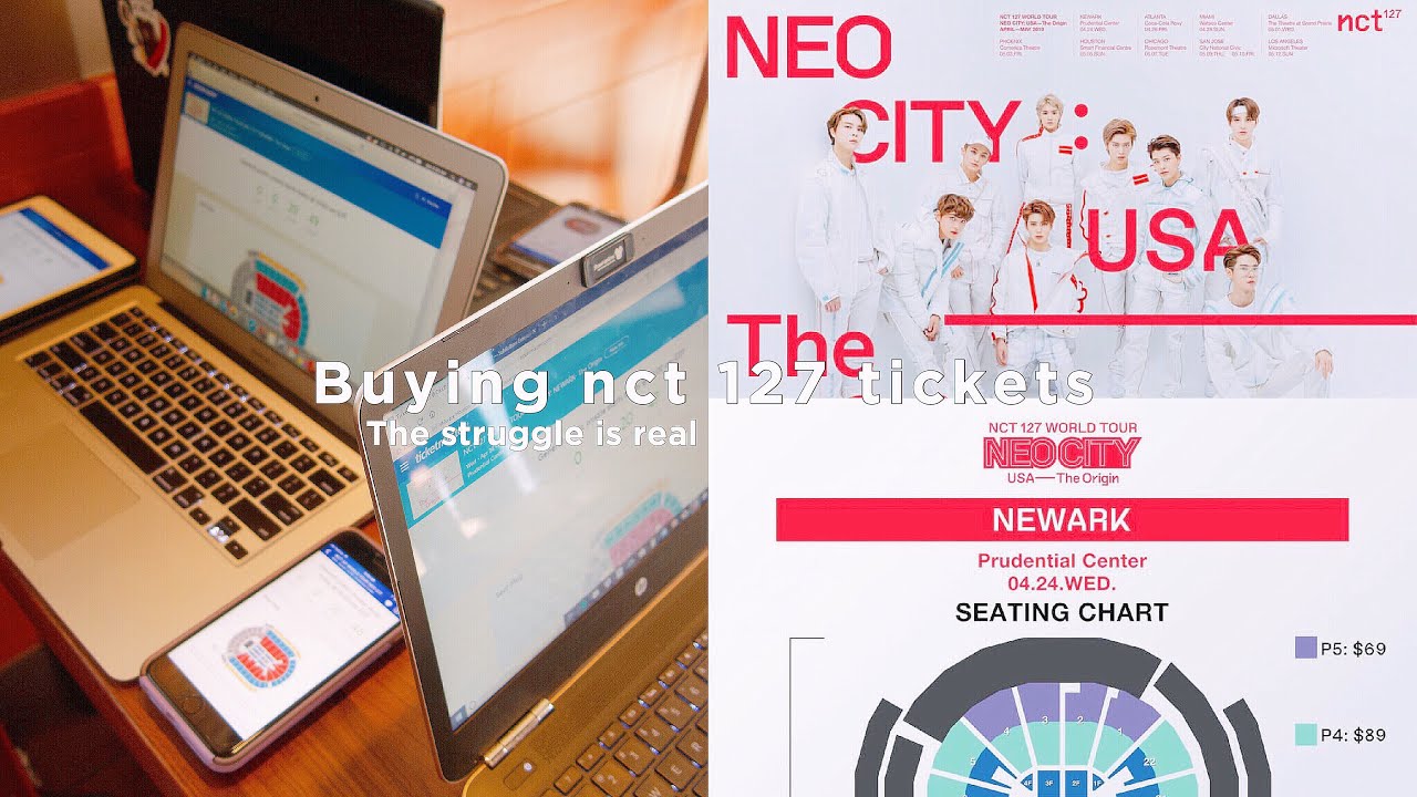 BUYING NCT 엔시티 127 TICKETS ! ♡ - YouTube