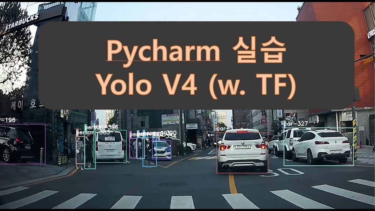 Pycharm 실습: Yolo v4 (w. TF) 설치와 실시간 Object Detection 실습 - YouTube