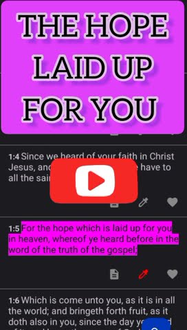 THE HOPE LAID UP FOR YOU #Short #Christian #devotional #spiritual # ...