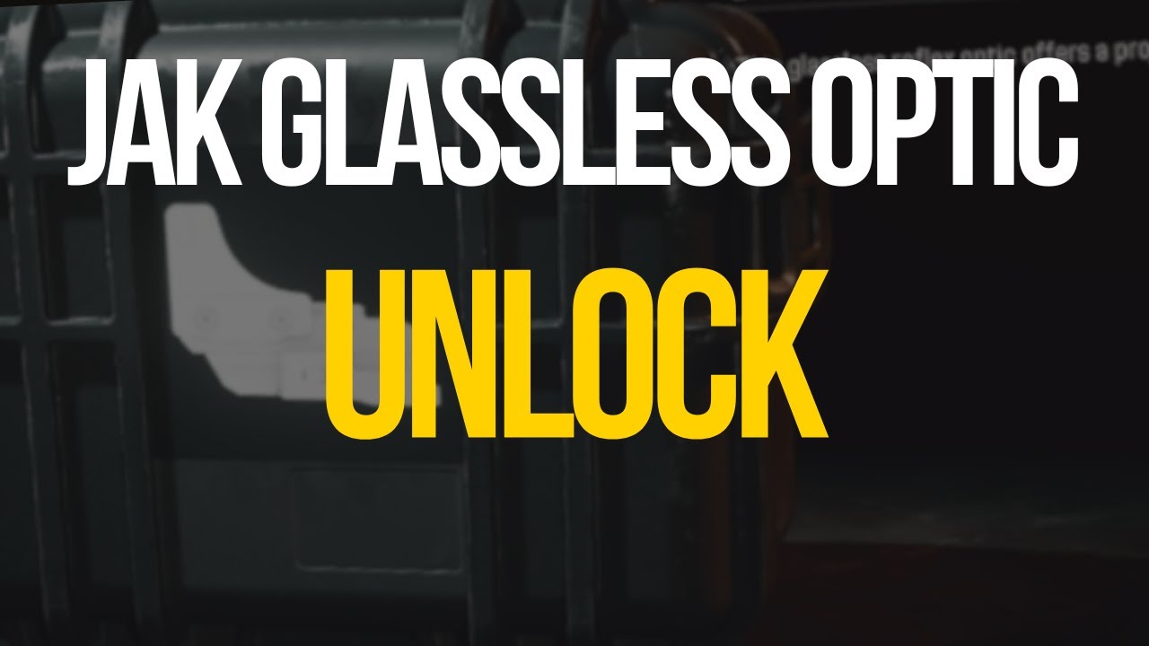 How to Unlock the JAK Glassless Optic in Warzone (Cleanest Sight ...