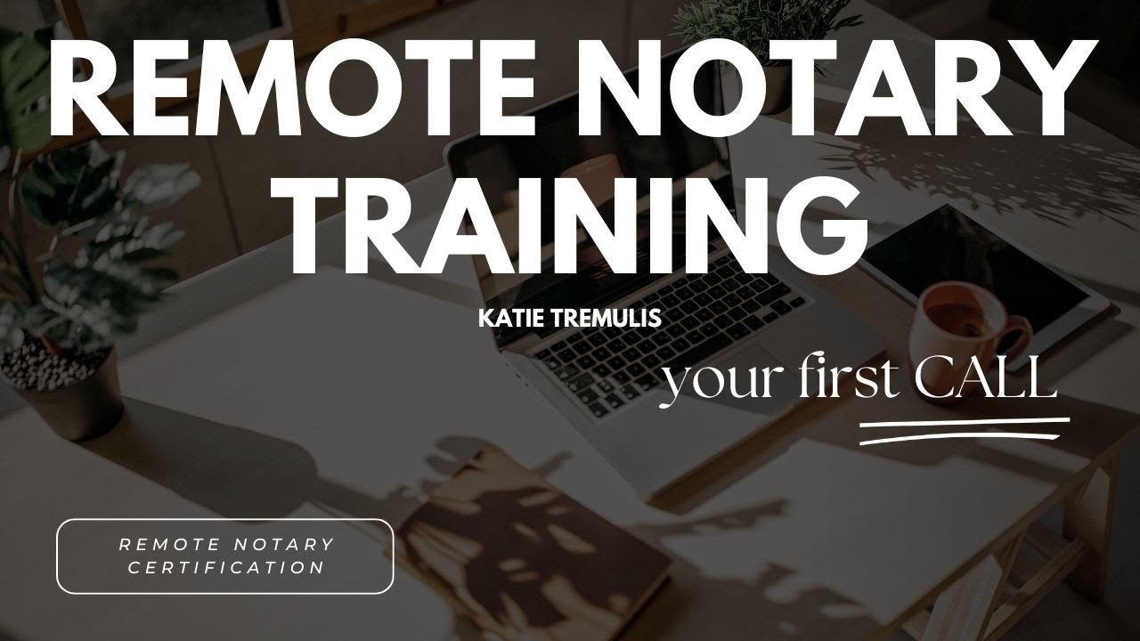 Taking your first phone call as a remote online notary - YouTube