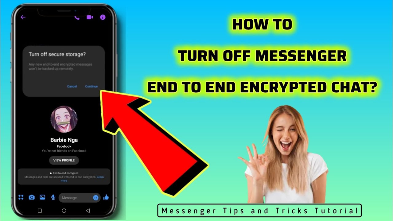 Paano tanggalin ang End to End Encrypted Chat sa Messenger? - YouTube
