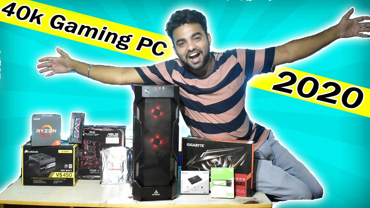 Budget 40000 Rs Gaming Pc Build For Ultra Budget Gamers 🔥🔥 - YouTube