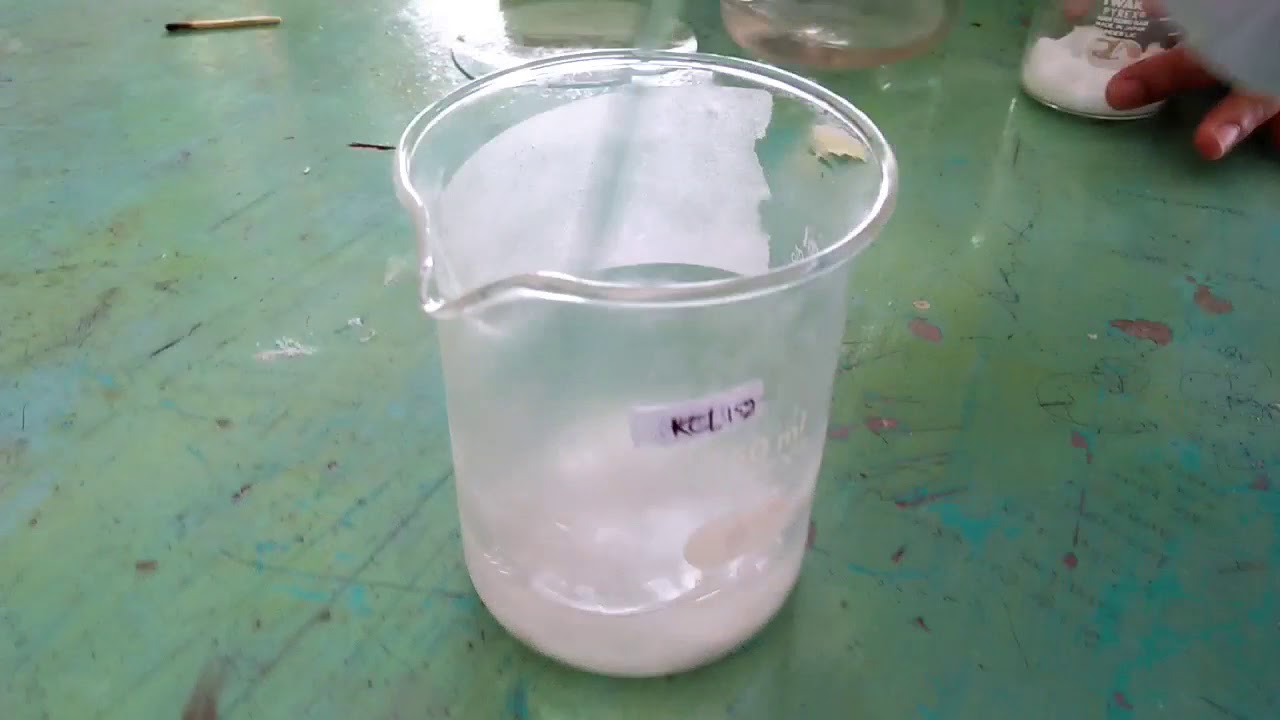 Sintesis dan Karakterisasi Kalium Nitrat (KNO3) - YouTube