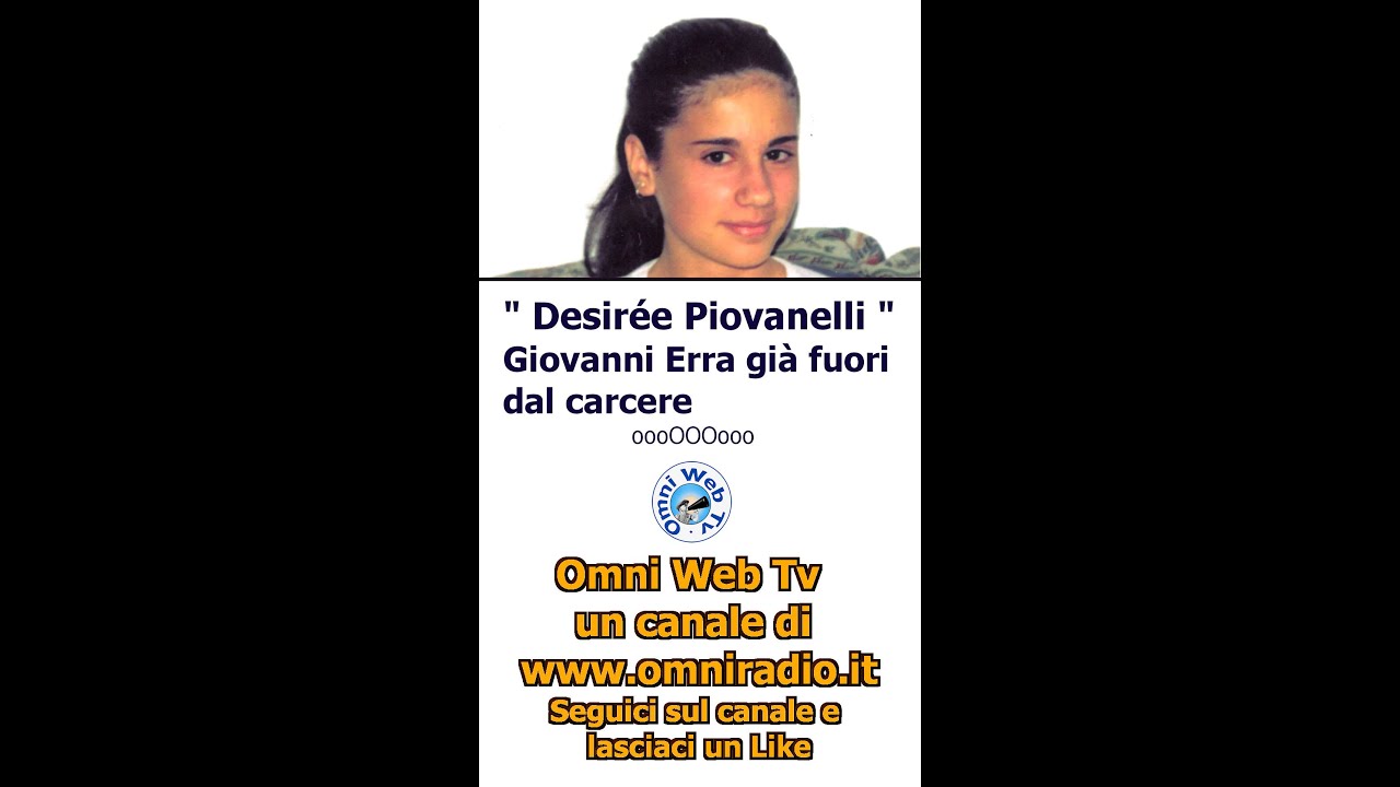 Desirée Piovanelli Giovanni Erra già fuori dal carcere - YouTube