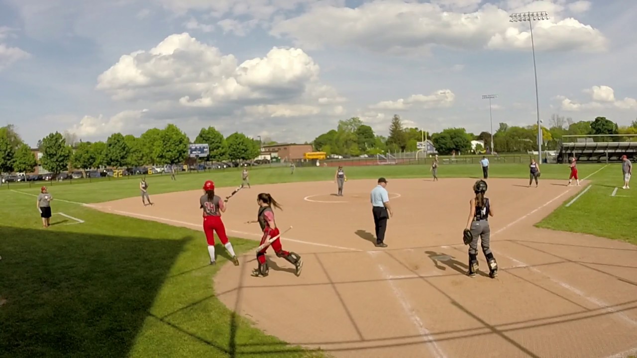 Brighton vs Canandaigua Softball Sectional Game 5/23/17 - YouTube