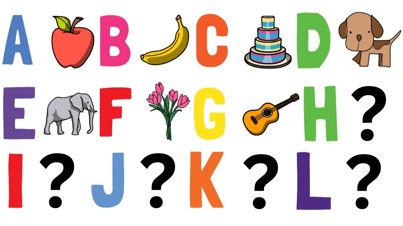ABCD in English | Learn English Alphabet | A For Apple B For Banana C ...