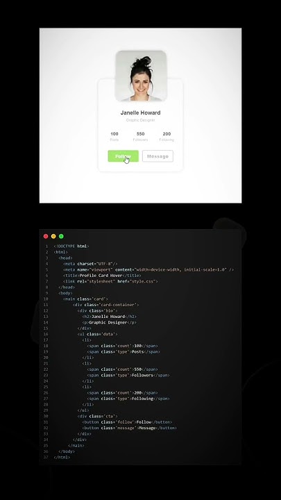 Animated Name card #elpidoo #fullstackdevelopment #coding #fullstack - YouTube