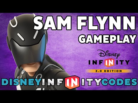 Sam Flynn Gameplay Disney Infinity 3.0 - YouTube