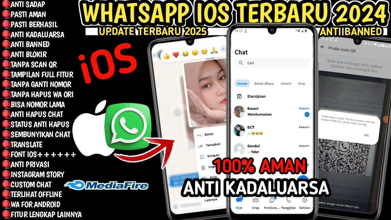 Mb Whatsapp Ios Terbaru 2025 • Wa Ios Terbaru 2025 • Anti Kadaluarsa ...