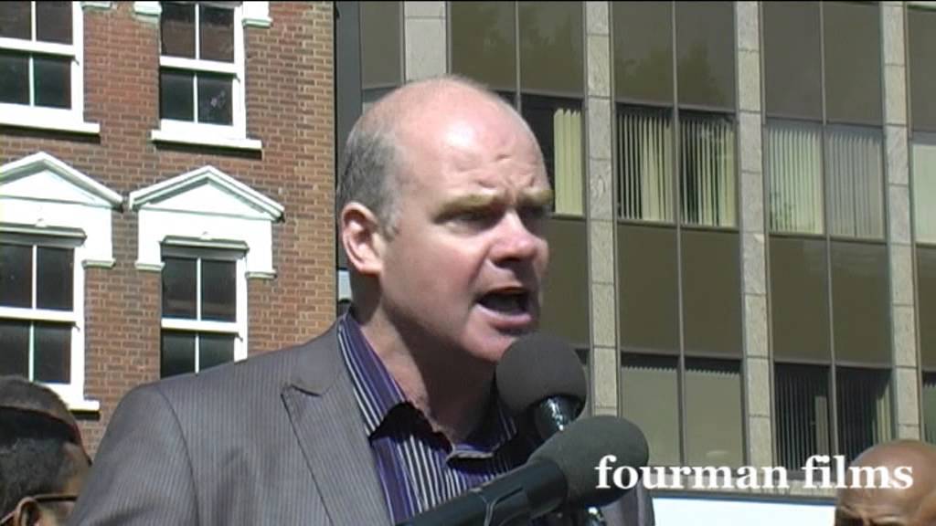 Steve Hedley RMT Union EDL Not Welcome in Tower Hamlets 07 09 13 - YouTube