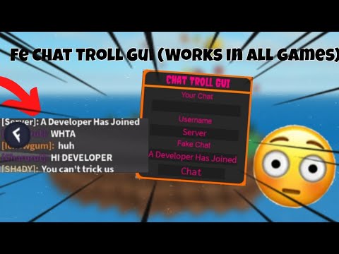 [Hydrogen & Fluxus] | Fe Chat Troll Gui (Works in all games) - YouTube