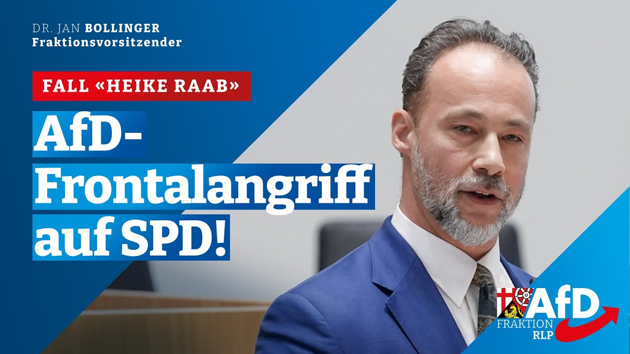 AfD-Frontalangriff auf SPD (Dr. Jan Bollinger, #AfD-Fraktion #RLP ...