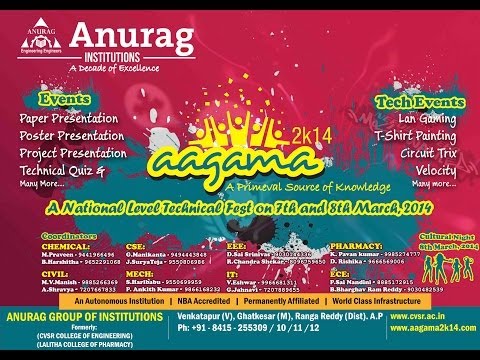 Aagama 2K14 Promo Video - YouTube