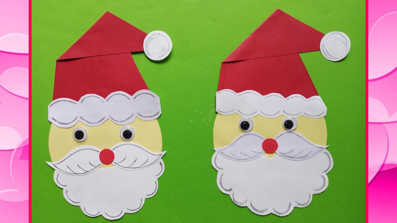 Paper Santa Claus | DIY Christmas Decoration Ideas | Easy Christmas ...