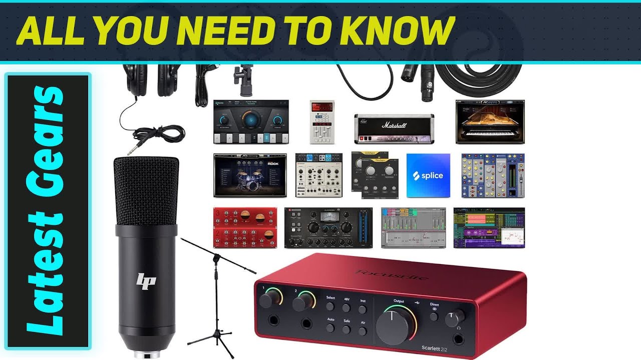 Focusrite Scarlett 2i2 4th Gen Bundle: Your Ultimate Recording Setup ...