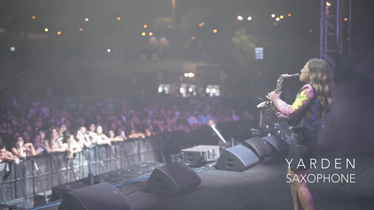 YARDEN SAXOPHONE- FEMALE SAXOPHONE PLAYER LIVE AT FLO-RIDA CONCERT ...